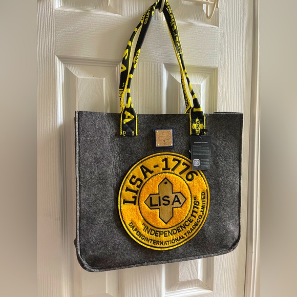 Bags | Nwt Lieseh Lisa Felt Tote | Poshmark